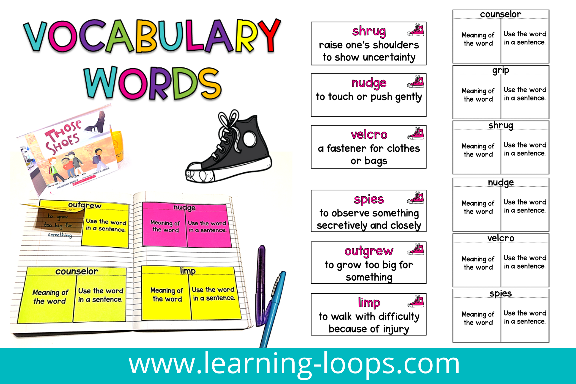 Shoe Theme Activities And Worksheets - Learning-Loops